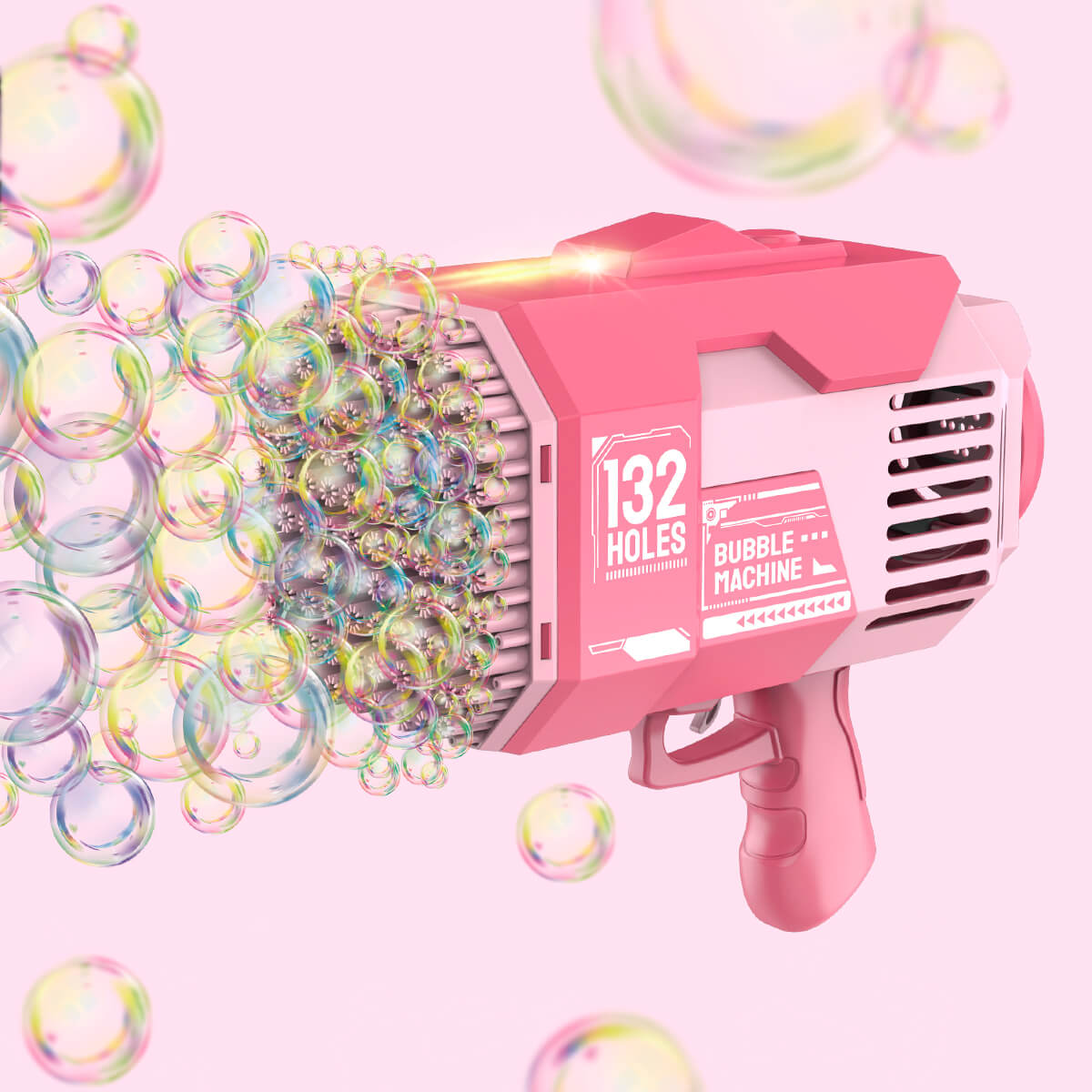 Electric Bubble Gun Blaster - 132 Bubbles Bazooka